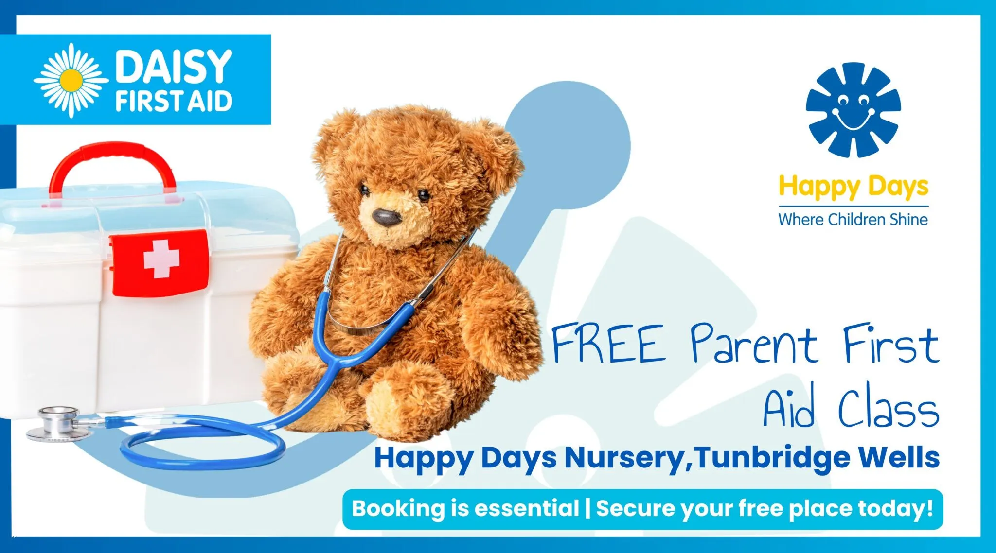 Free Baby First Aid Class with Daisy First Aid - Happy Days Nursery
